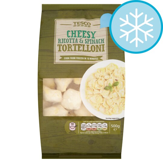 Tesco Cheesy Spch & Ricotta Tortellini 500g - Tesco Groceries