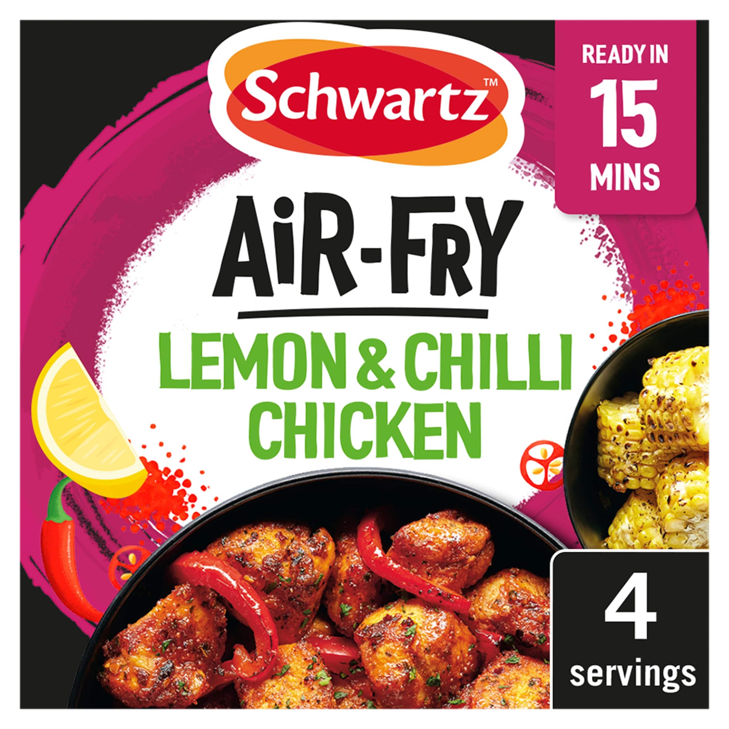 Schwartz Air Fry Lemon & Chilli Recipe Mix 30g - Tesco Groceries