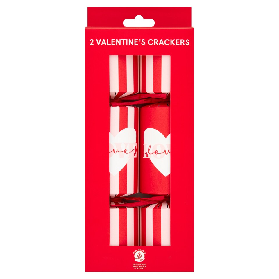 Tesco Valentines Crackers 2 Pack - Tesco Groceries