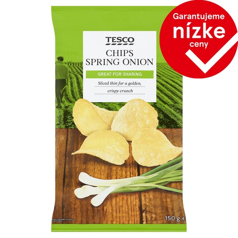 Tesco Chips Spring Onion 150 g - Tesco Groceries