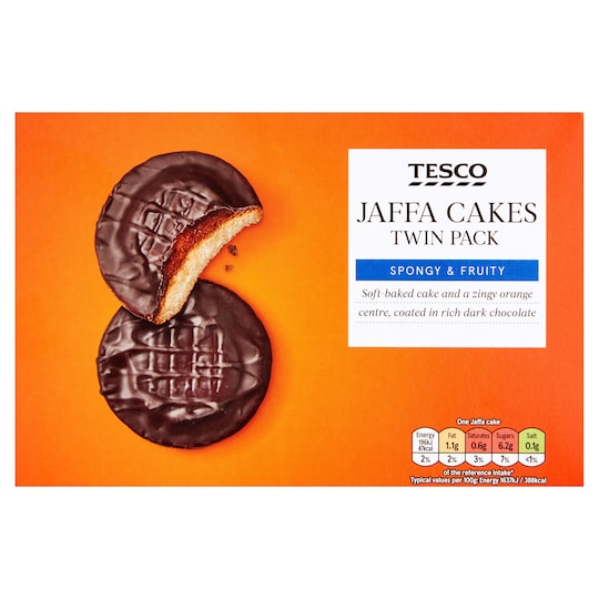 Tesco Jaffa Cakes Twin Pack 282G - Tesco Groceries