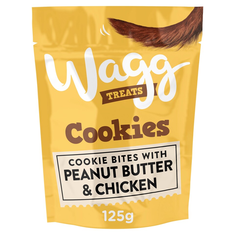 Wagg Cookie Treats P/But & Ckn 125g - Tesco Groceries
