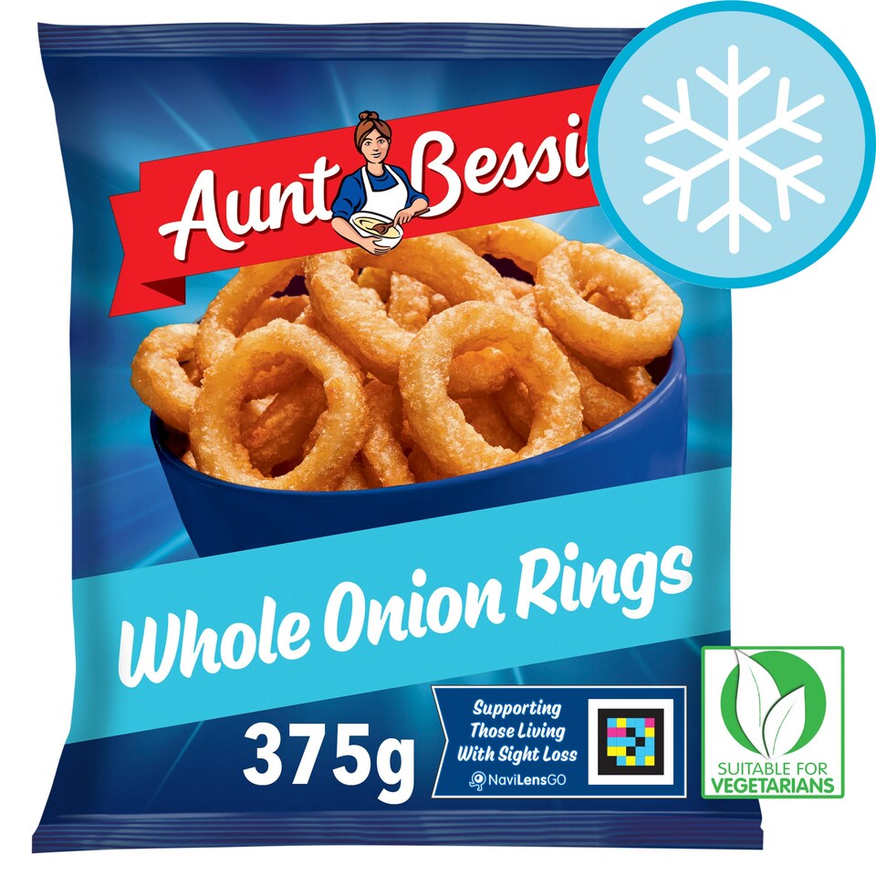 Aunt Bessie's Onion Rings 375G - Tesco Groceries