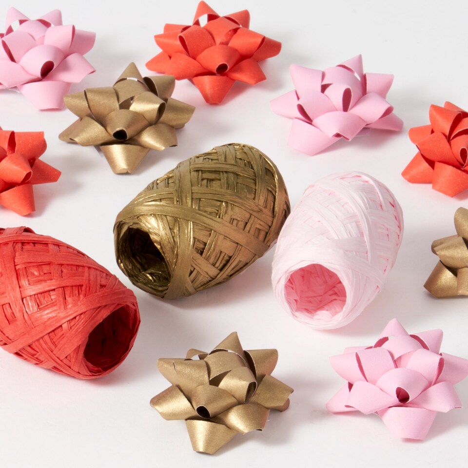 Paperchase Christmas Bow and Raffia Pack - Tesco Groceries