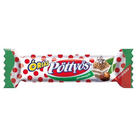 Pöttyös Óriás Chocolate Coated Dessert with Chestnut 51 g - Tesco Groceries
