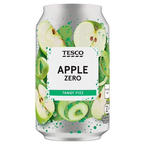Tesco Apple Zero 330ml - Tesco Groceries