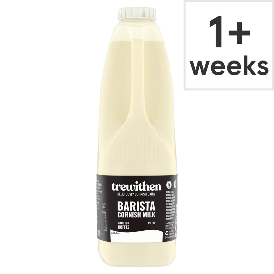 Trewithen Dairy Barista Cornish Milk 1 Litre - Tesco Groceries