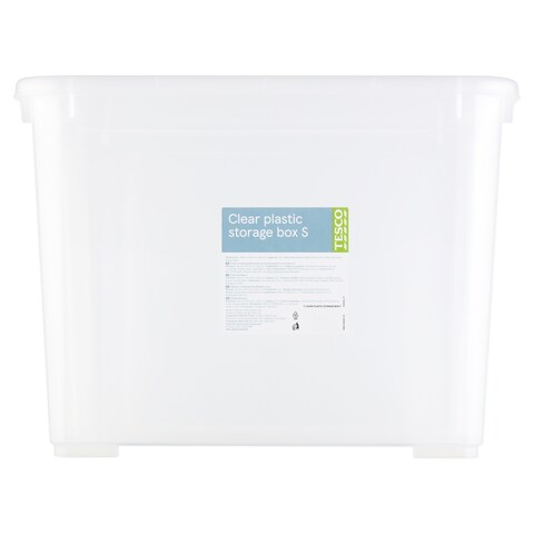 Tesco Clear Plastic Storage Box S - Tesco Groceries