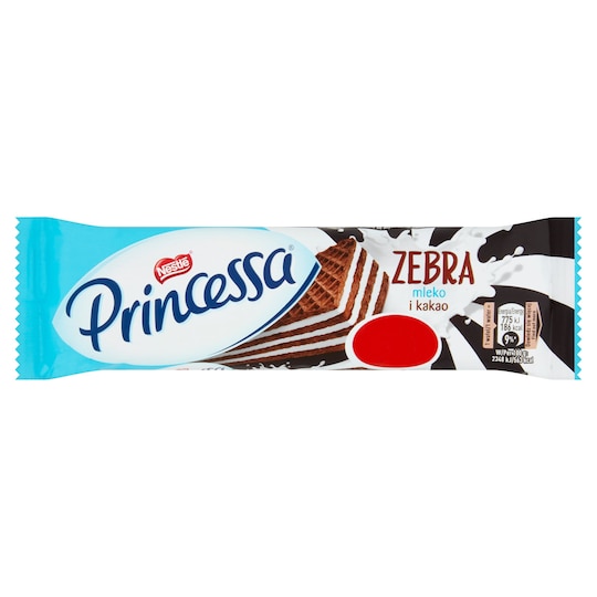 Nestle Princessa Zebra Wafer Bar 33G - Tesco Groceries
