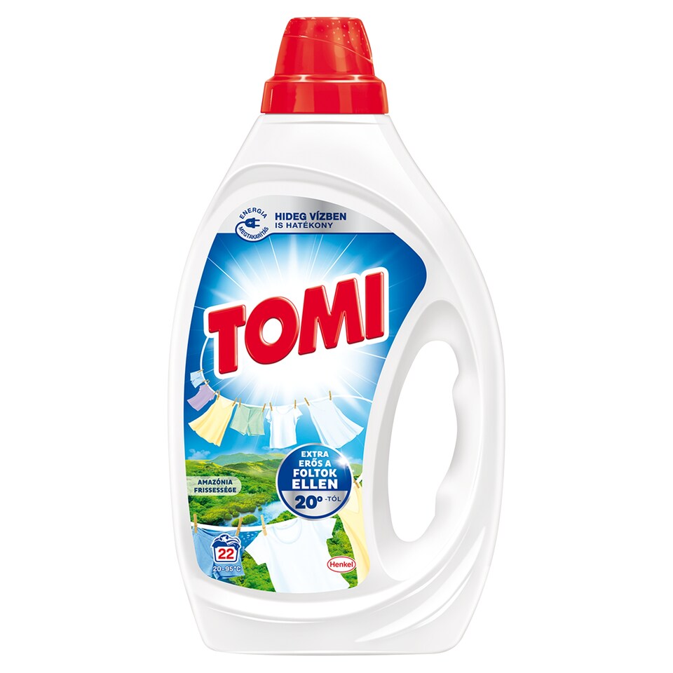 Tomi Amazónia Frissesége folyékony mosószer fehér és színes ruhákhoz 22 ...