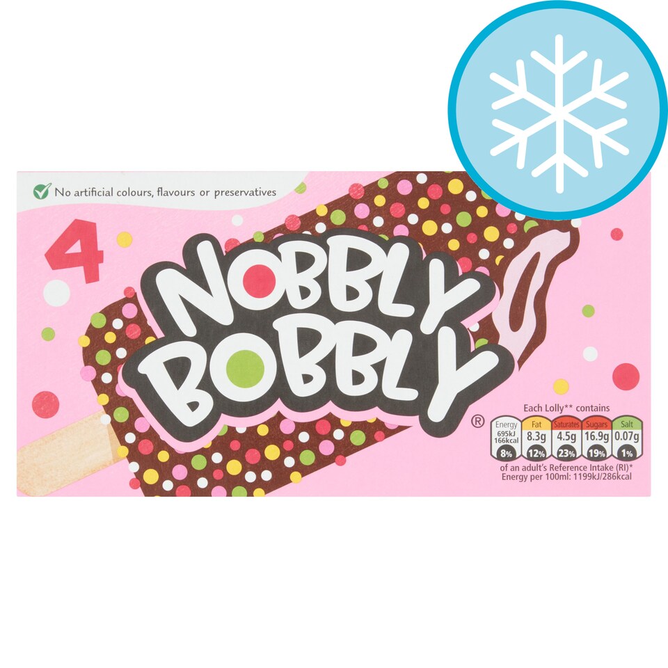 Nobbly Bobbly 4X60ml - Tesco Groceries