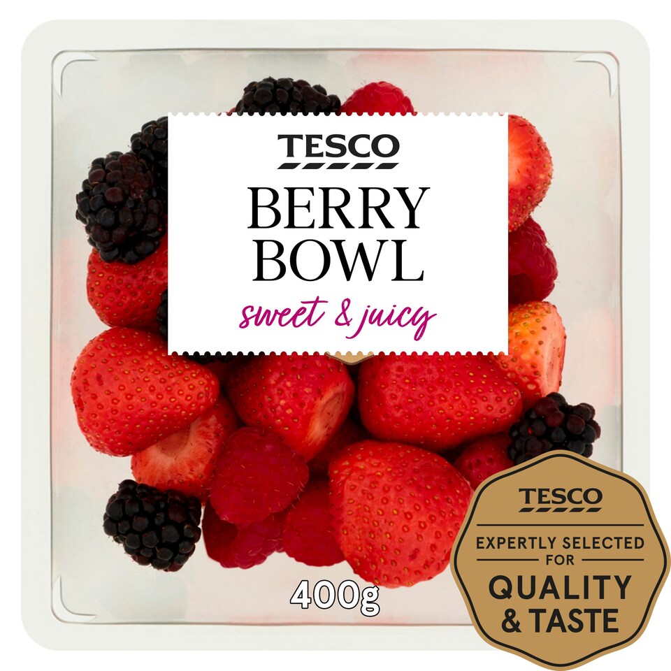 Tesco Berry Bowl With Super Sweet Berries 400G - Tesco Groceries
