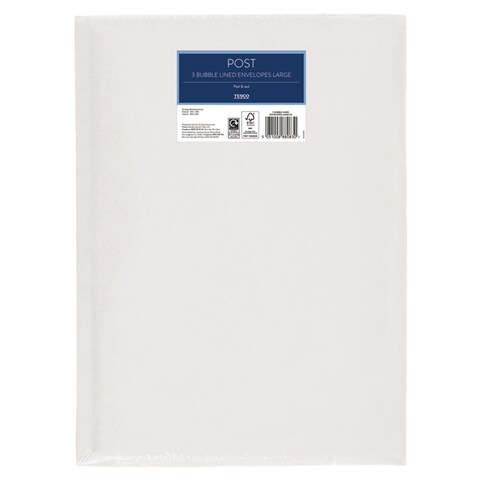 Tesco Bubble Lined Envelopes Large X3 - Tesco Groceries