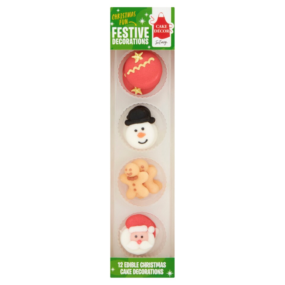 Cake Decor 12 Festive Sugar Cake Decorations Tesco Groceries cake-decor-12-festive-sugar-cake-decorations-tesco-groceries