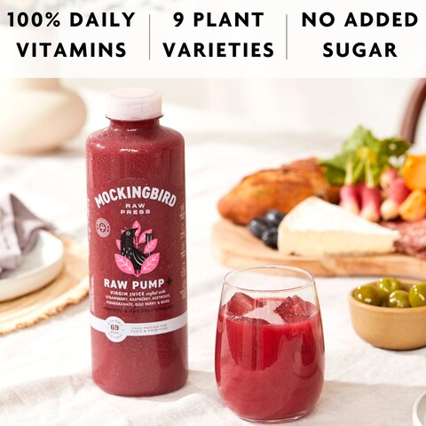 Mockingbird Raw Pump Virgin Juice 750ml - Tesco Groceries