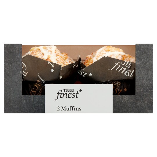 Diet info for Tesco Finest Sicilian Lemon Curd Muffins 2 Pack - Spoonful