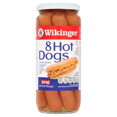 Wikinger 8 Hot Dogs 550G - Tesco Groceries
