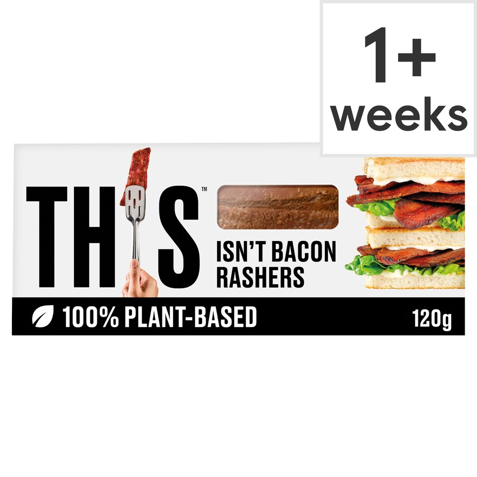 This Isn't Bacon Plant-Based Rashers 120G - Tesco Groceries