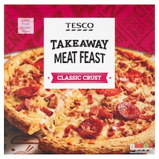 Tesco Takeaway Meat Feast Pizza 531G - Tesco Groceries
