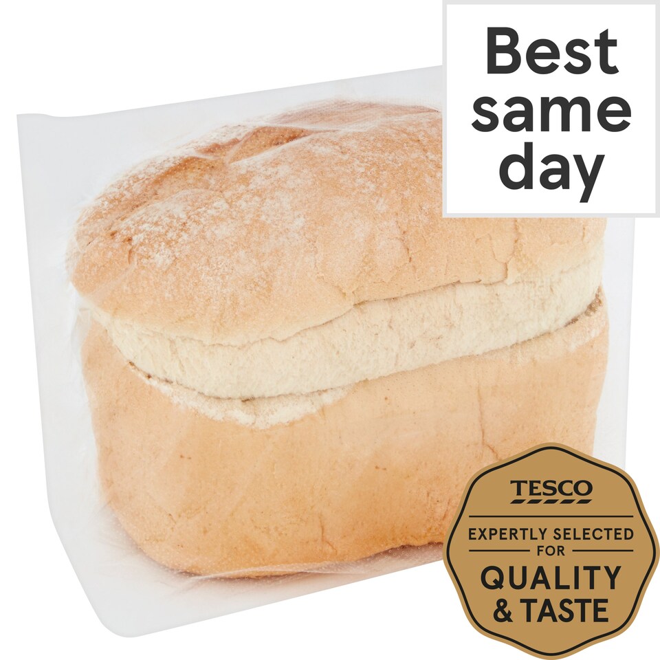 Tesco Crusty White Farmhouse Bread 400G - Tesco Groceries