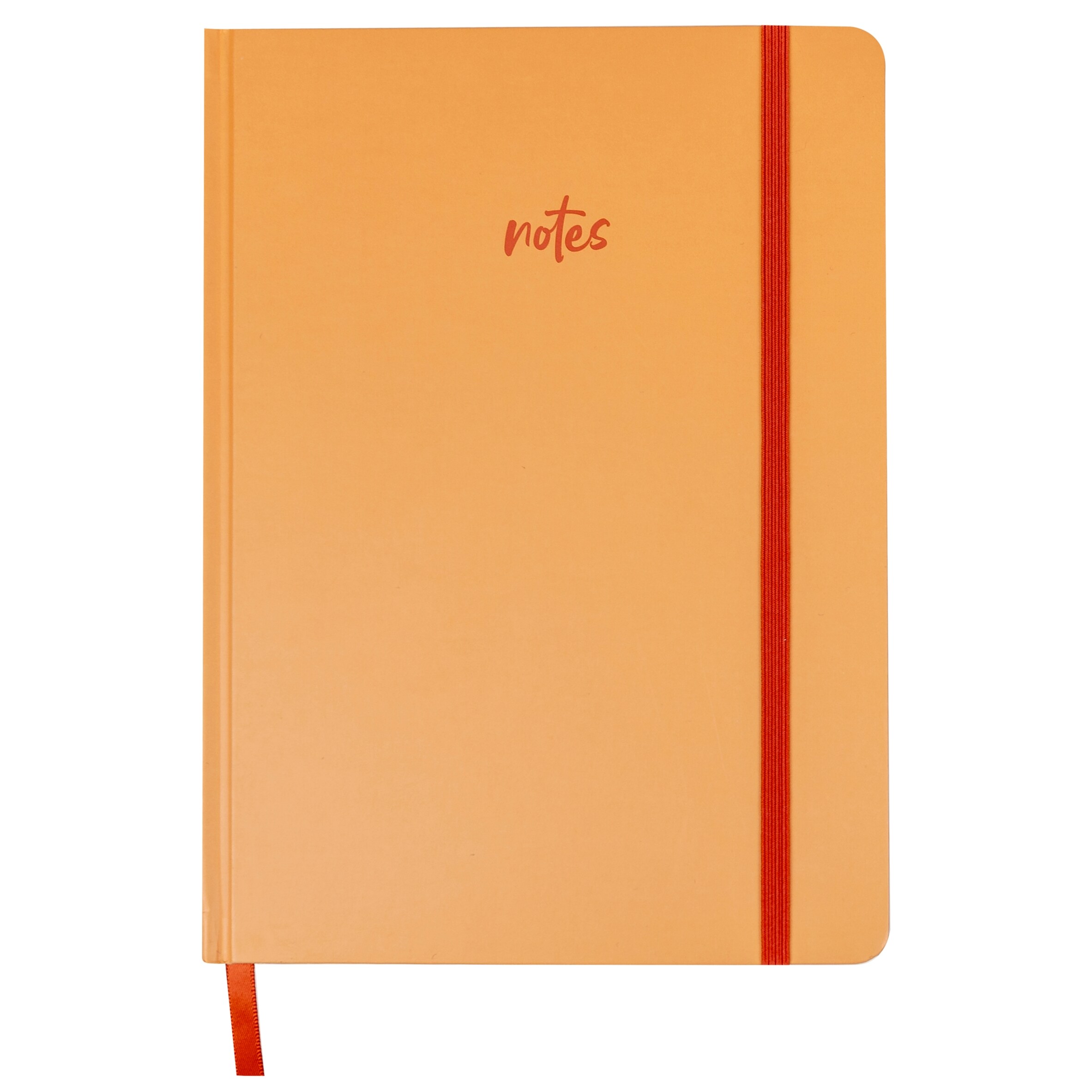 Peach A5 Notebook - Tesco Groceries