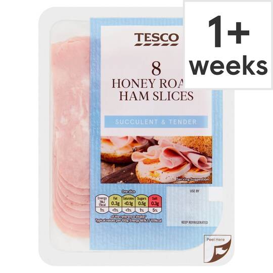 Tesco Honey Roast Ham 125G - Tesco Groceries