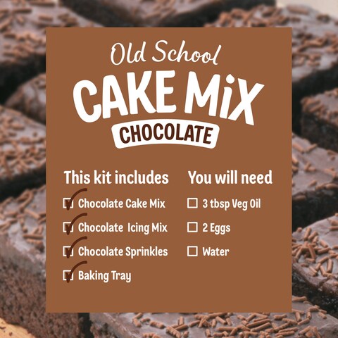 Dr. Oetker Old School Cake Mix - Chocolate 436g - Tesco Groceries