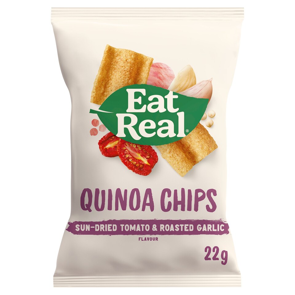 Eat Real Quinoa Tomato Chips 22G - Tesco Groceries