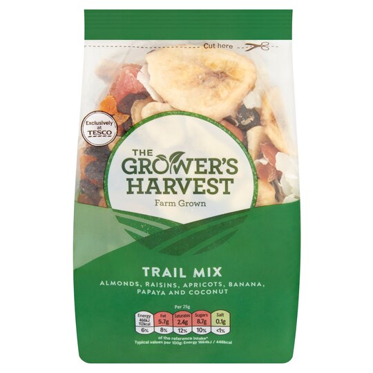Grower's Harvest Trail Mix 300G - Tesco Groceries