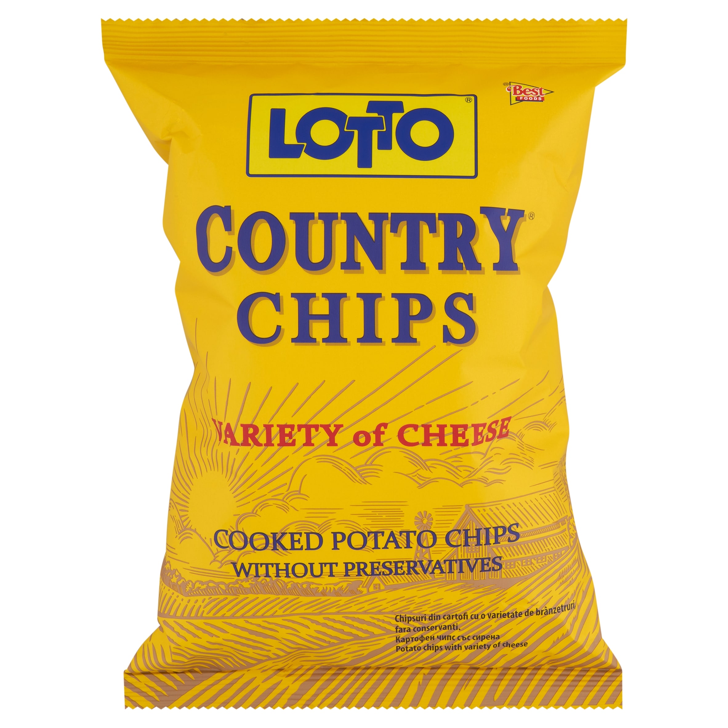 Lotto Country chips sajtválogatással 150 g - Tesco Groceries