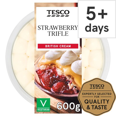 Tesco Strawberry Trifle 600G - Tesco Groceries