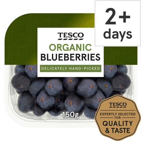 Tesco Organic Blueberries 150G - Tesco Groceries