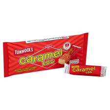 Tunnocks Caramel Log Wafer Biscuit 8Pk 263G - Tesco Groceries
