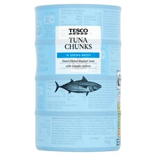 Tesco Tuna Chunks In Spring Water 4 X 160G - Tesco Groceries