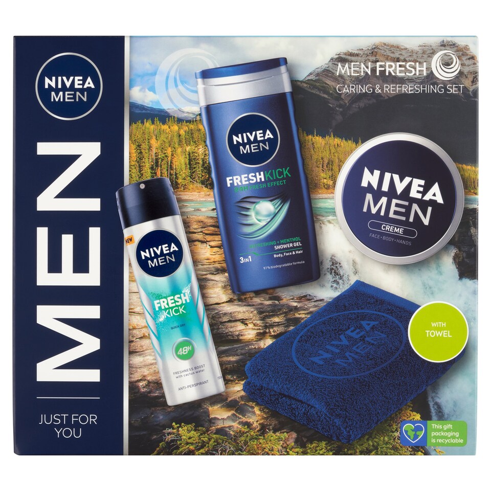 NIVEA MEN Men Fresh ajándékcsomag - Tesco Groceries