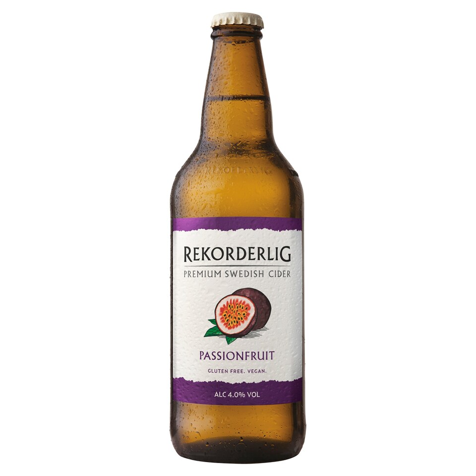 Rekorderlig Premium Swedish Cider - Passionfruit 500ml - Tesco Groceries