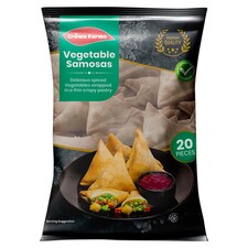 Crown Farms Vegetable Samosa's 20 Pieces 650g - Tesco Groceries