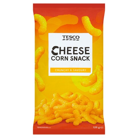 Tesco Cheese Flavoured Corn Snack 125 g - Tesco Groceries