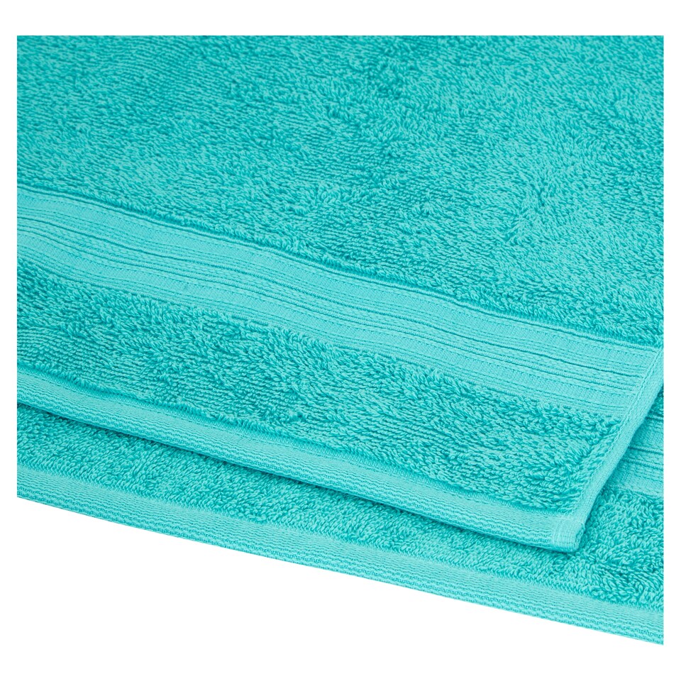 Tesco Great Value Bath Towel Aqua - Tesco Groceries