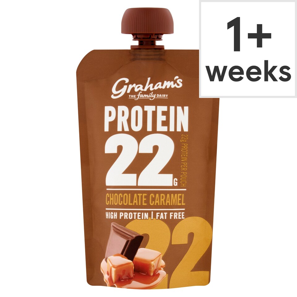 Graham's Protein 22 Chocolate Caramel Pouch 200G - Tesco Groceries