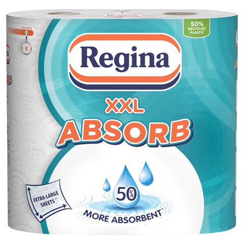 Regina XXL Absorb Kitchen Roll 150 Supersized Sheets 2 Roll - Tesco ...