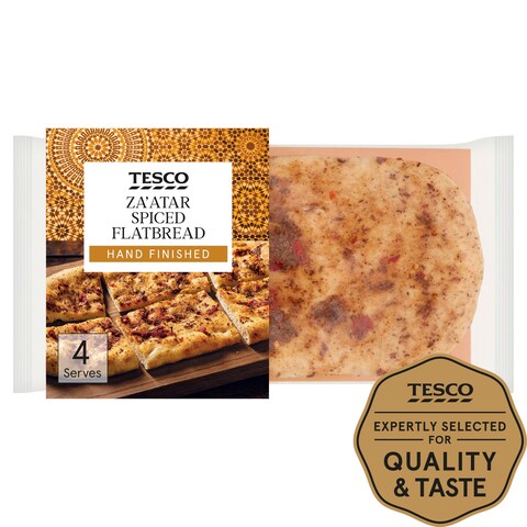 Tesco Zaatar Spiced Flatbread 200G - Tesco Groceries