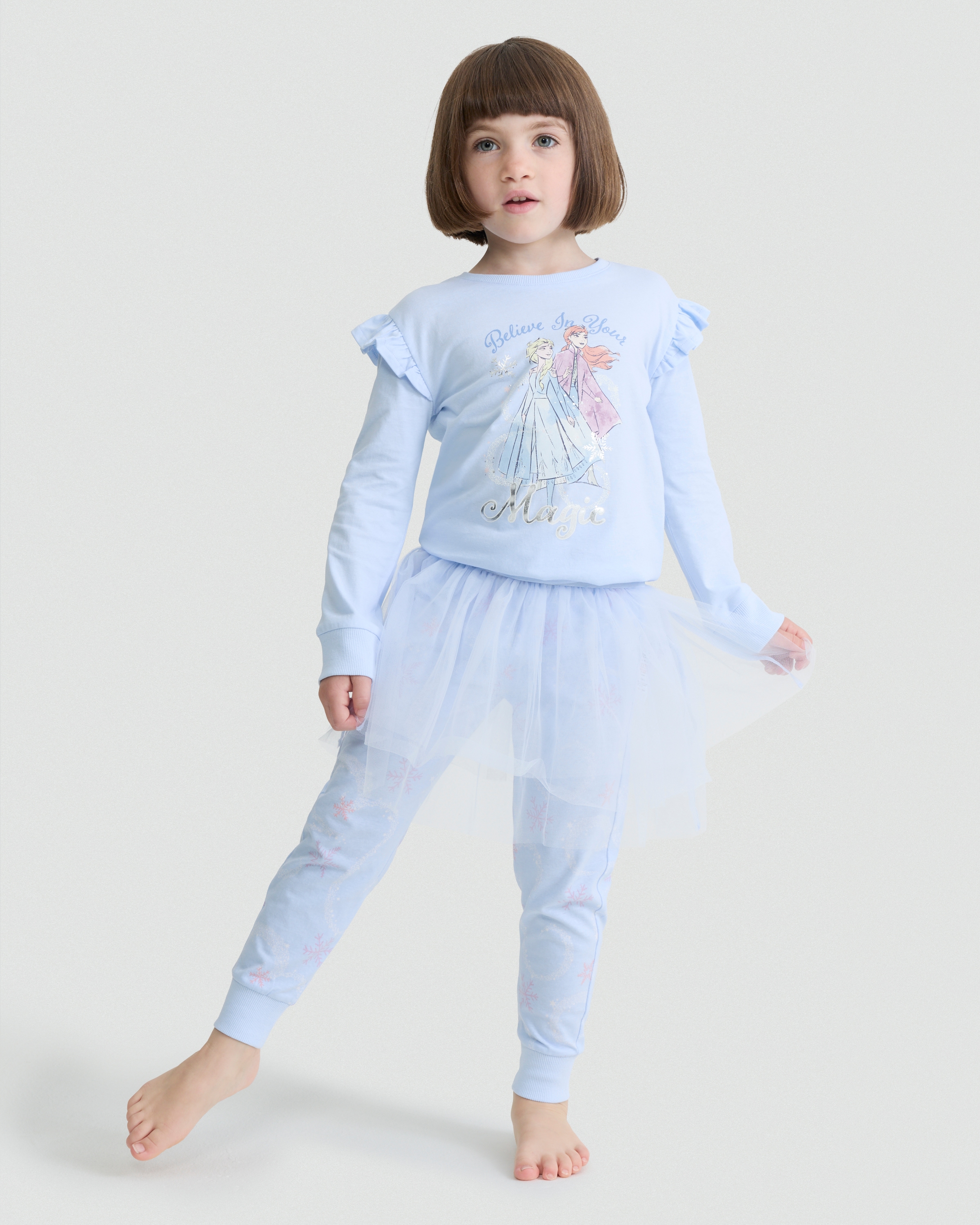 Disney Frozen 3-Piece Believe in Your Magic Pyjama Set in Multi - Tesco ...