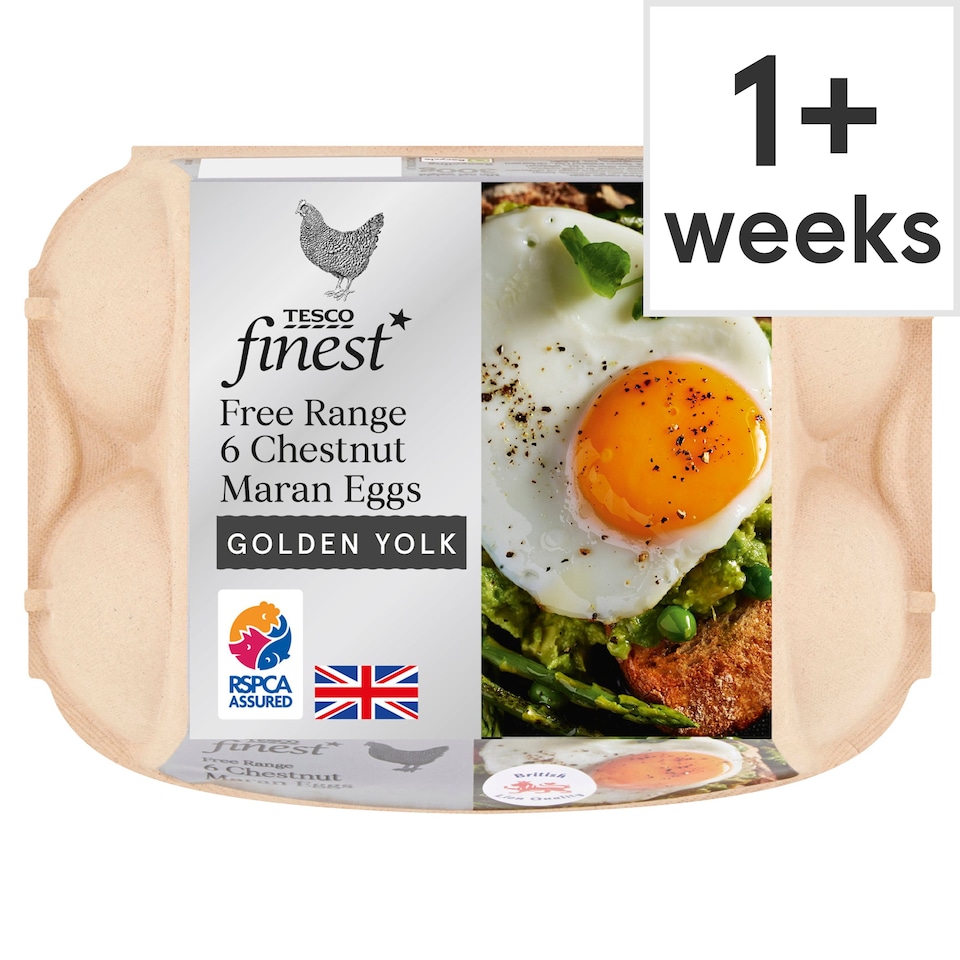 Tesco Finest 6 Free Range Chestnut Maran Eggs - Tesco Groceries