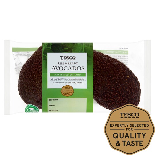 Tesco Ripe & Ready Twin Pack Avocados (C) - Tesco Groceries