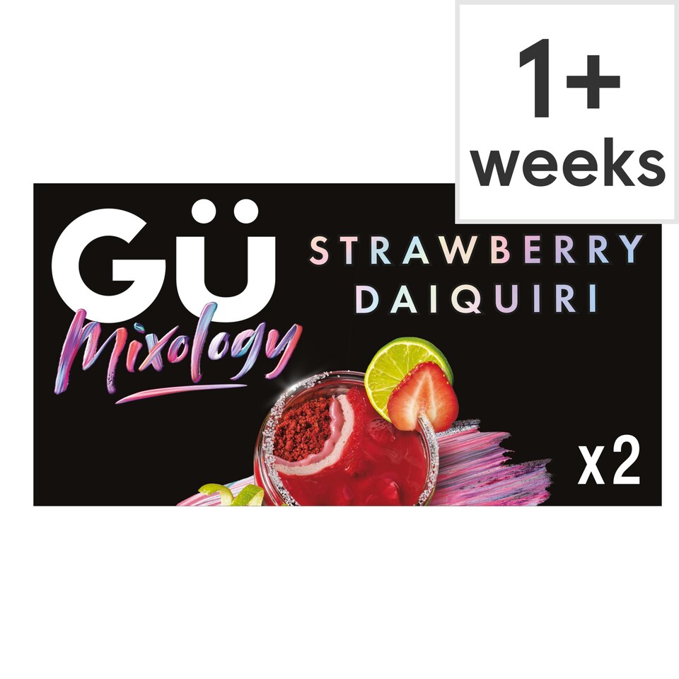 Gu Mixology Strawberry Daiquiri Dessert 2X96g - Tesco Groceries