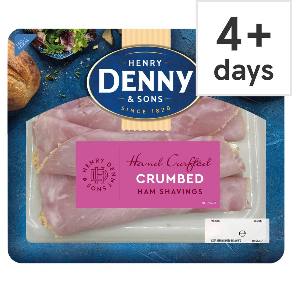 Denny Hand Crafted Crumbed Ham Shavings 90g - Tesco Groceries