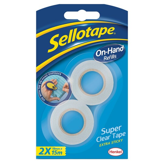 Sellotape On Hand Dispenser Refill Pack - Tesco Groceries