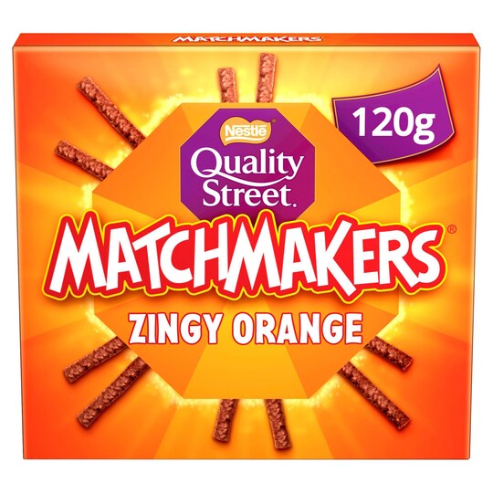 Quality Street Matchmakers Zingy Orange Chocolate Box 120G - Tesco ...