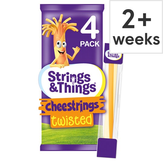 Cheestrings Twister 4 Pack 80G - Tesco Groceries